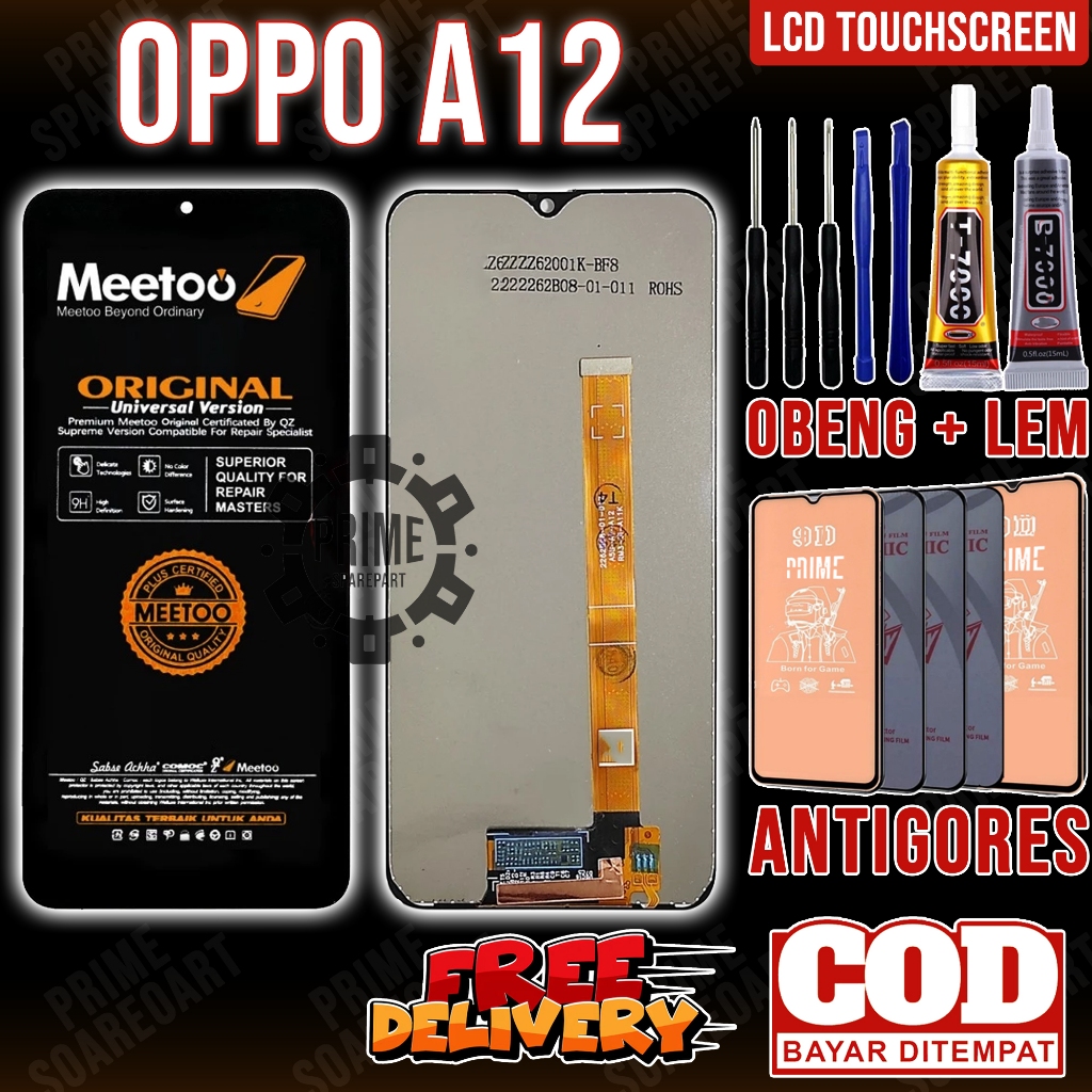Jual LCD OPPO A12 ORIGINAL OEM FULLSET LCD TOUCHSCREEN | Shopee Indonesia