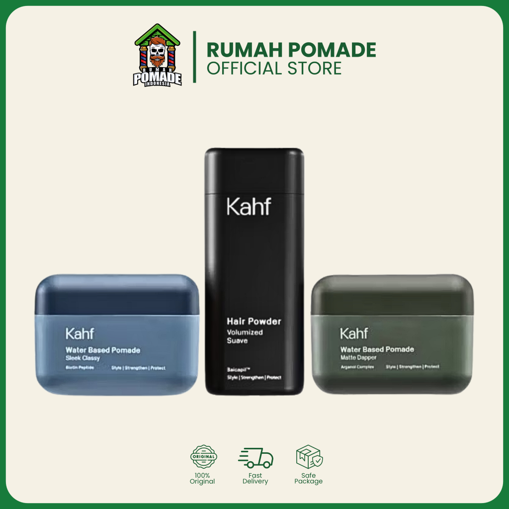 Jual Kahf Pomade / Hair powder All Variant - Pomade Waterbased Matte ...