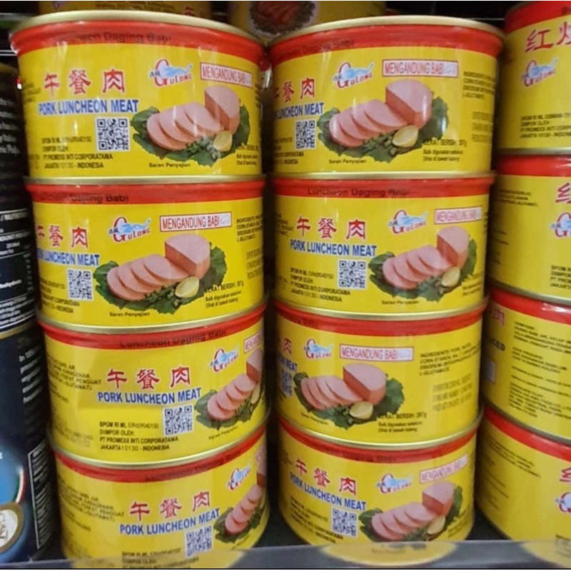 Jual Gulong pork luncheon meat daging kaleng 397gr | Shopee Indonesia