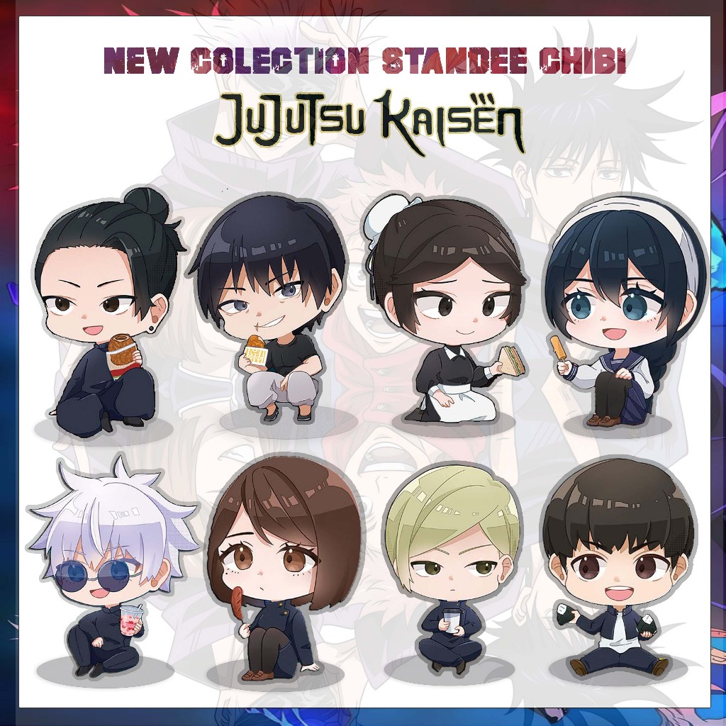 Jual [STANDEE] JUJUTSU KAITSEN GETO MEGUMI MISATO RIKO GOJO SHOKO KENTO ...