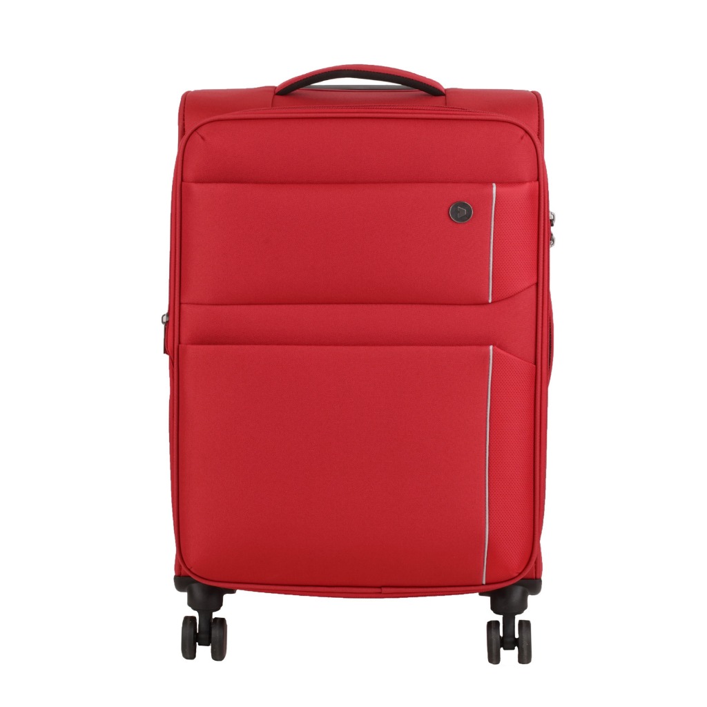 Jual Koper Bahan Kain Kalibre Luggage Red Size M 24 Inch 930117600 ...