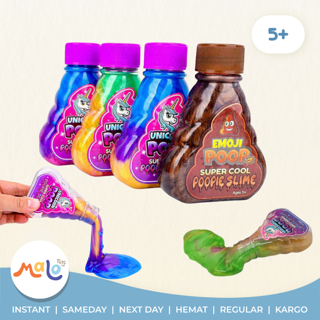 Jual MALOTOYS - Poopie Slime Super Cool Unicorn Slime Colorful Jelly ...