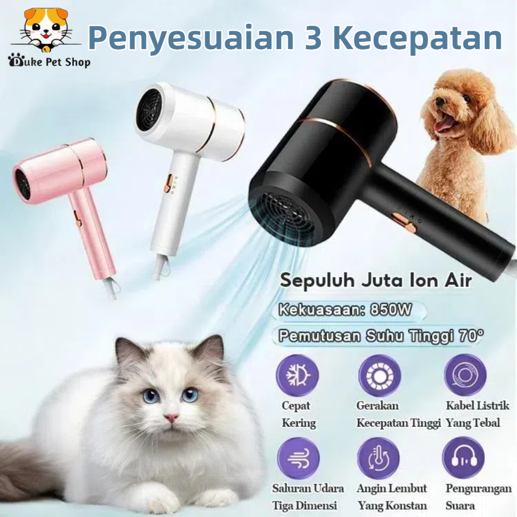 Jual Pet Blower Grooming Hair Dryer Kucing Pengering Bulu Kucing Alat ...
