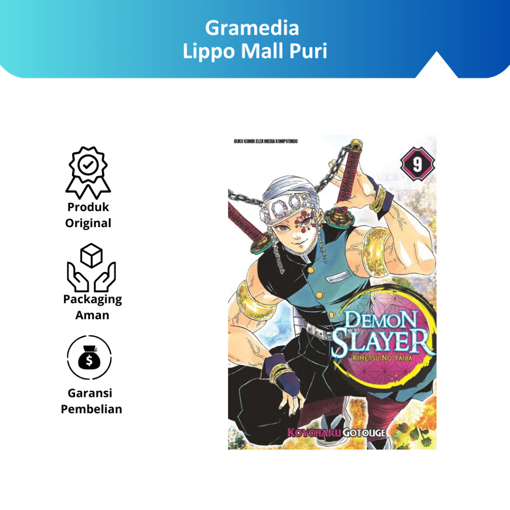 Jual Gramedia Lippo Mall Puri - Demon Slayer: Kimetsu No Yaiba 09 ...