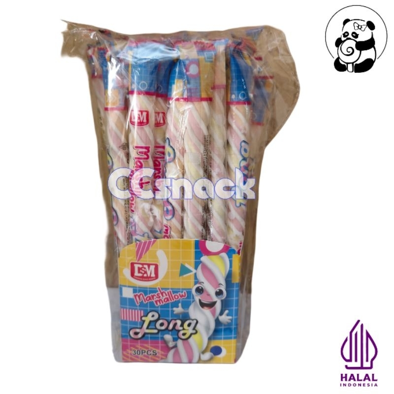 Jual DSM LONG KERITING MARSHMALLOW BOX ISI 30 | Shopee Indonesia