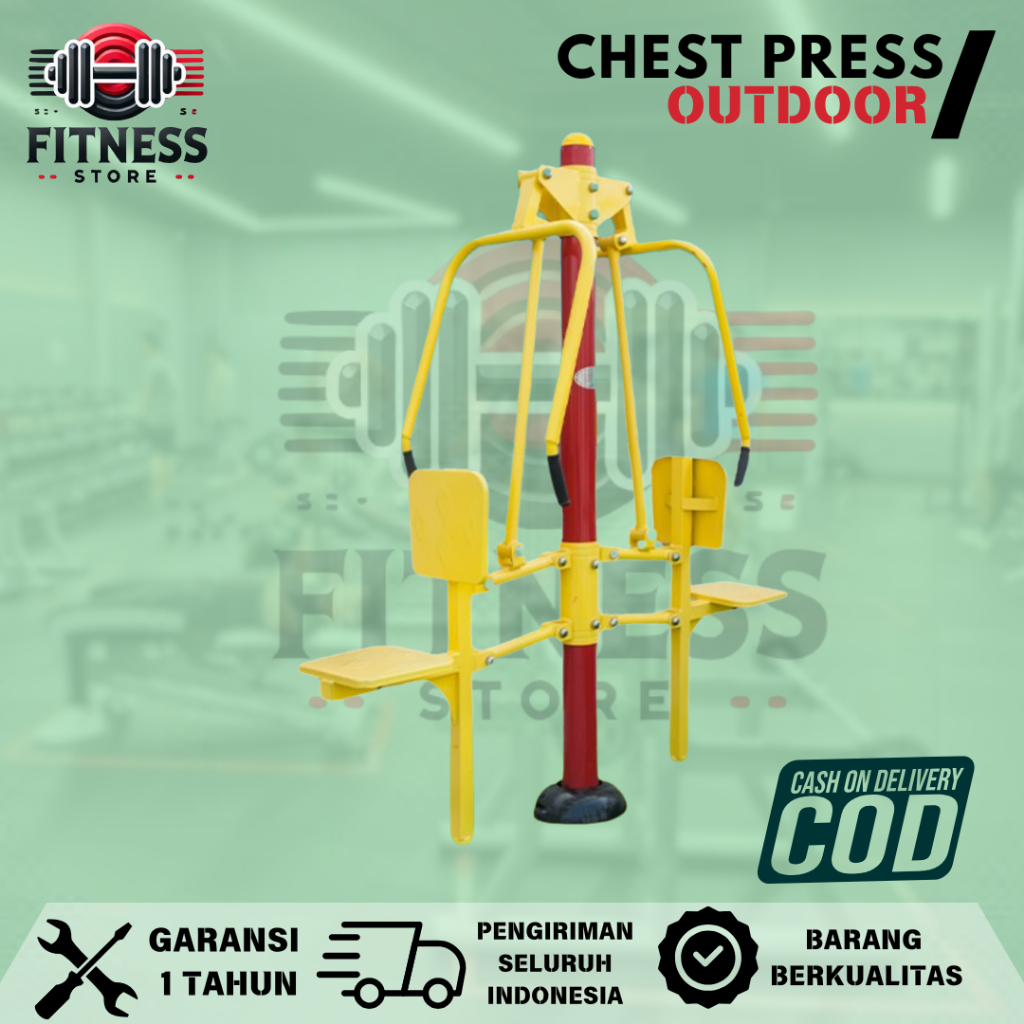 Jual Alat Fitness Luar Ruangan Chest Press Machine - alat fitness ...