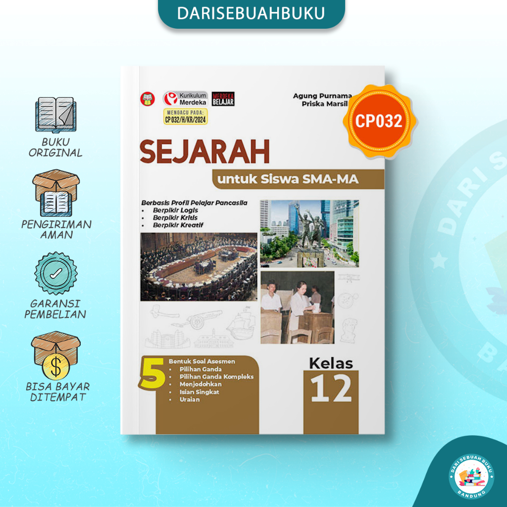 Jual Buku SEJARAH SMA/MA Kelas 12 - Kurikulum MERDEKA - CP 032 - Buku ...