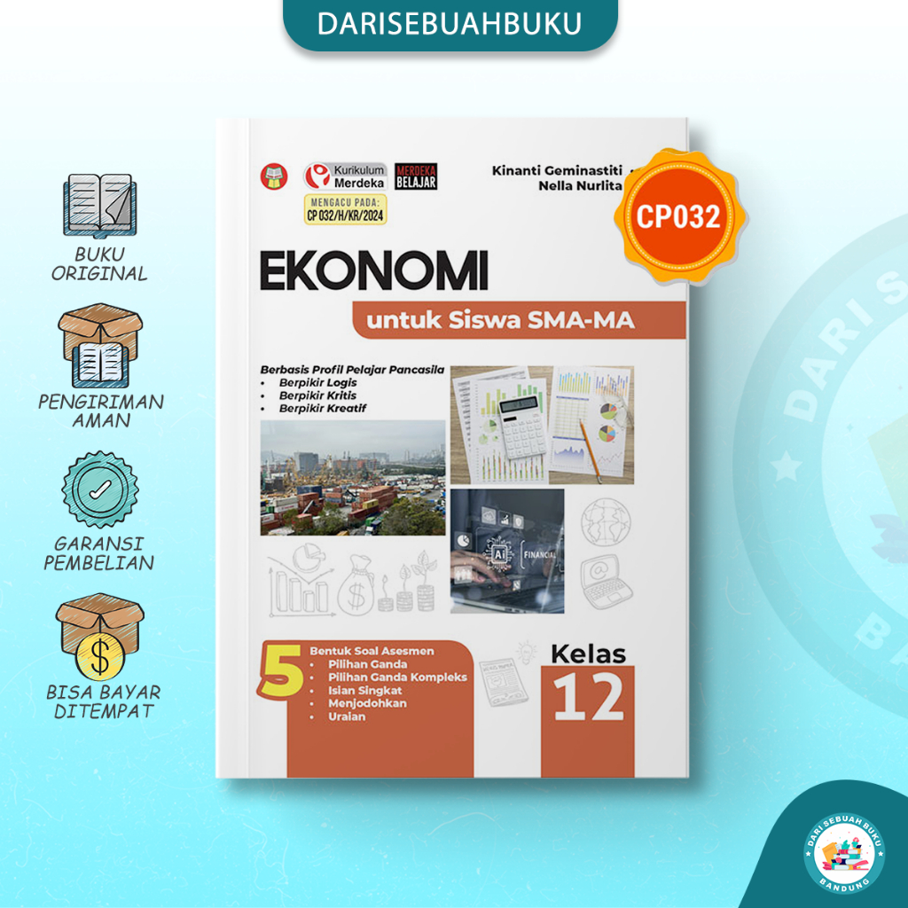 Jual Buku EKONOMI SMA/MA Kelas 12 - Kurikulum MERDEKA - CP 032 - Buku ...