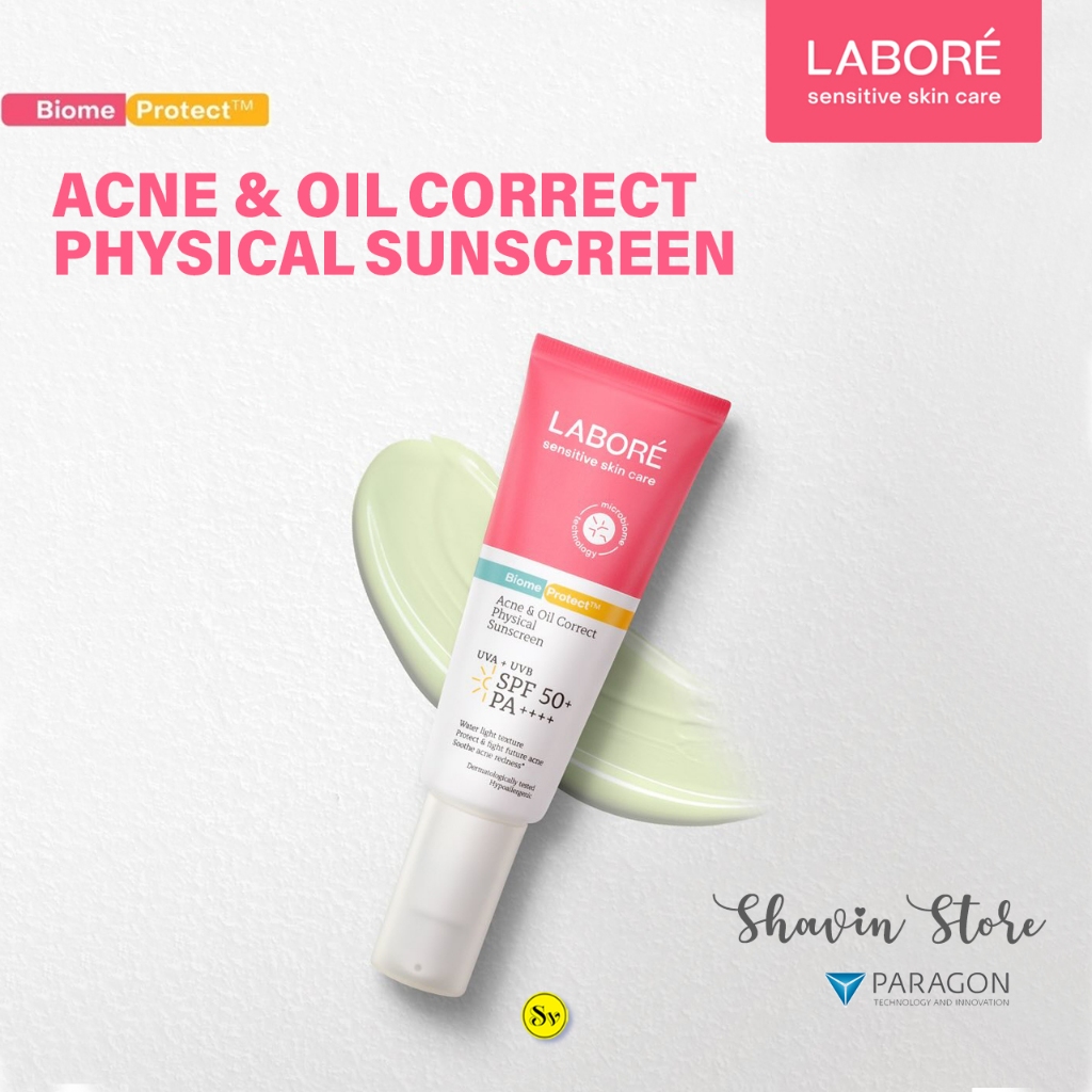Jual Labore Acne & Oil Correct Physical Sunscreen SPF50+ PA++++ 40 ml ...