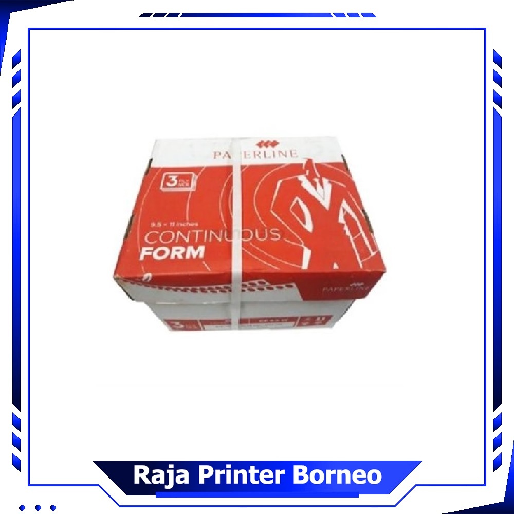 Jual Kertas CF Continuous Form Paperline 3 Ply Kecil Warna Perforasi ...