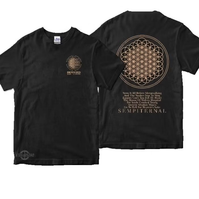 Jual Kaos BRING ME THE HORIZON LOGO SEMPITERNAL kaos band built up baju ...