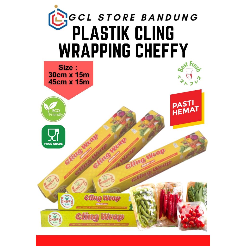 Jual Plastik Wrapping Cling | PLASTIC WRAP 30 Cm x 15 M / PLASTIK ...