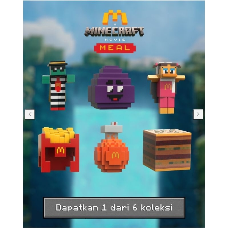 Jual Mainan Happy Meal Toys Minecraft McD McDonald's | Shopee Indonesia
