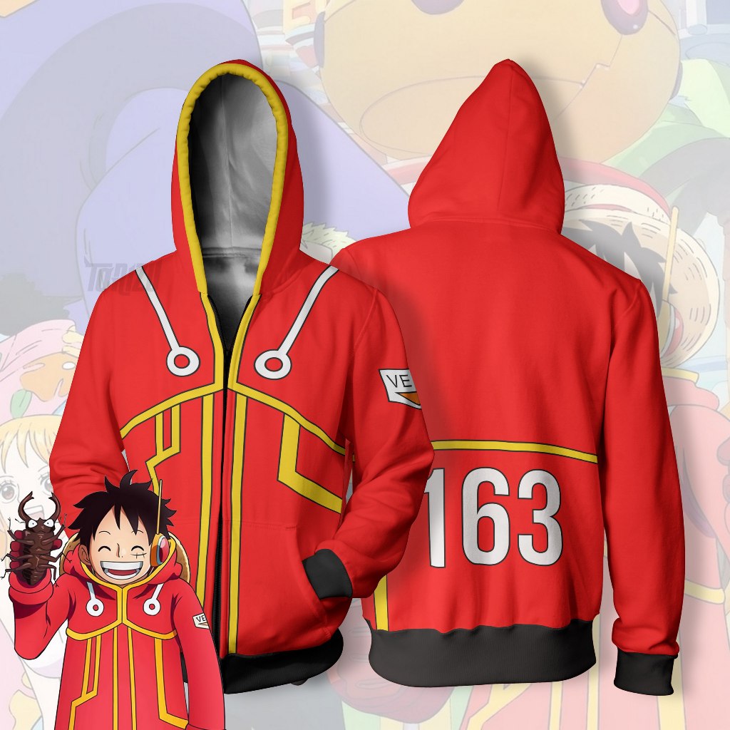 Jual Jaket One Piece Luffy Egg Head Red Suit FullPrint Straw Hat Wibu ...
