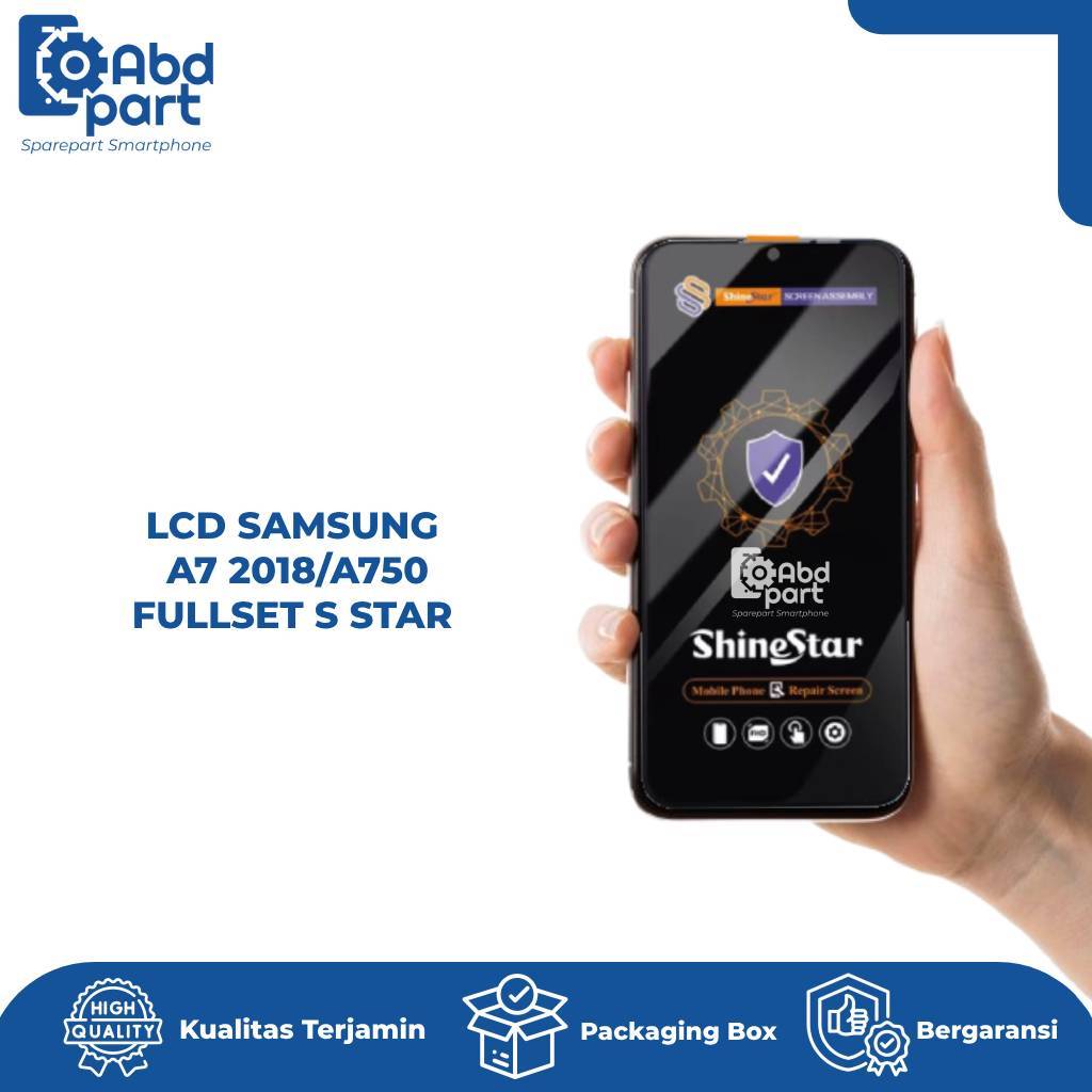 Jual LCD TOUCHSCREEN SAMSUNG A7 2018 /A750 FULLSET S STAR/OG SUPER | Shopee Indonesia