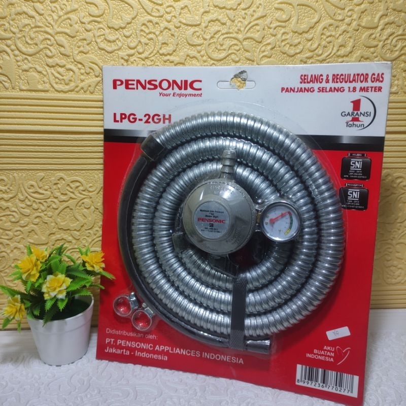 Jual Selang Kepala Regulator Pensonic LPG 2GH | Shopee Indonesia