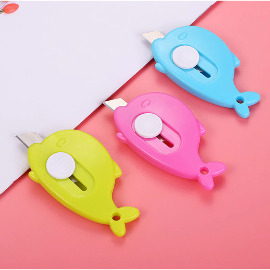 Jual Pisau Cutter Mini Model Dolphine Lucu | Pisau Mini Pembuka ...