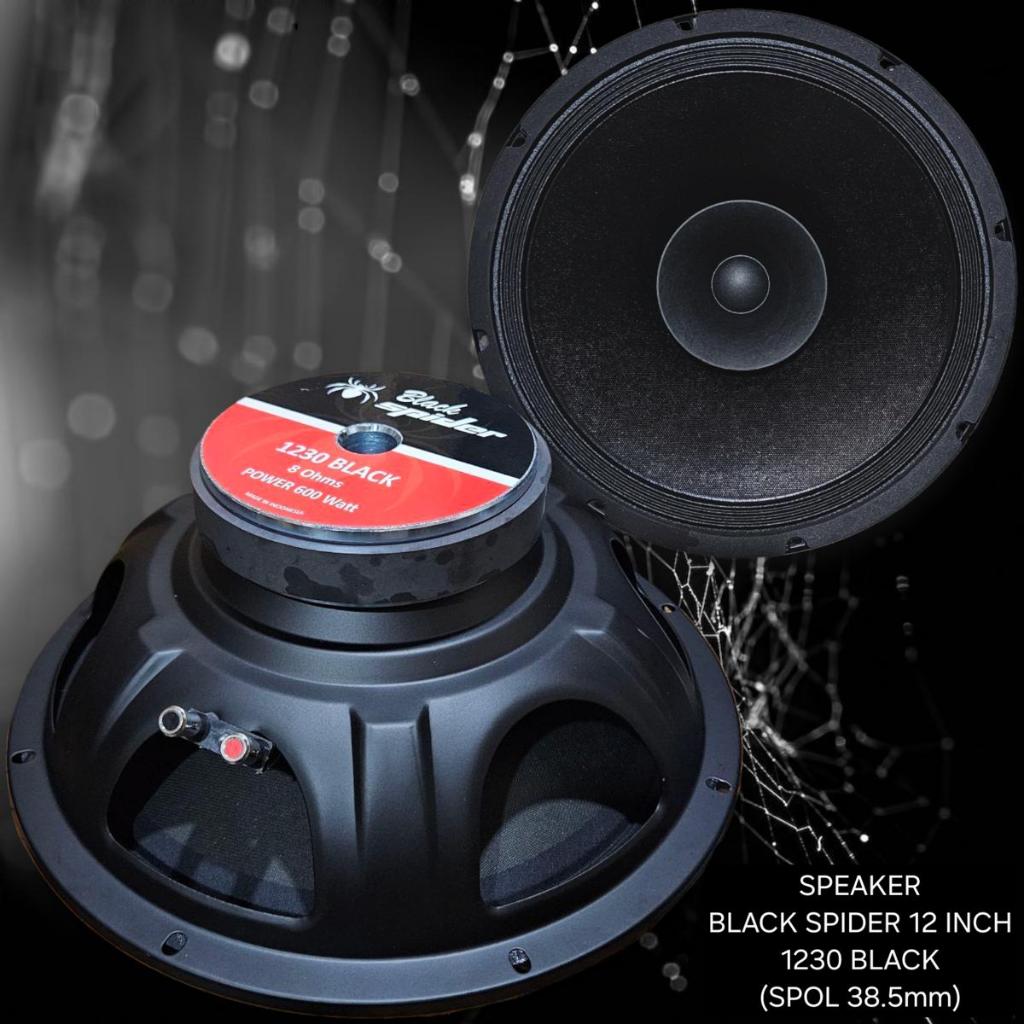 Jual Speaker Black Spider 12 Inch 1230 BLACK / Spk BS 12" Full Range ...