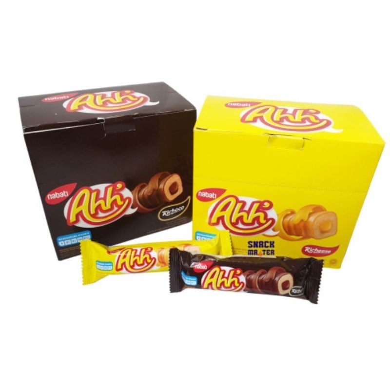 Jual Richeese Nabati Ahh Wafer Krim Keju – 1 Box Isi 20 Pcs | Camilan ...