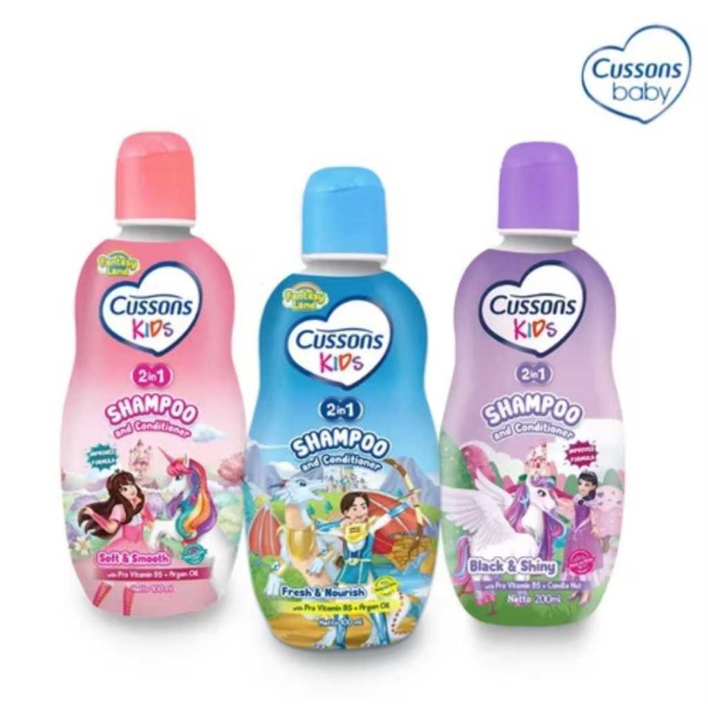 Jual Cussons Kids 2in1 Shampoo & Conditioner 180ml | Shopee Indonesia