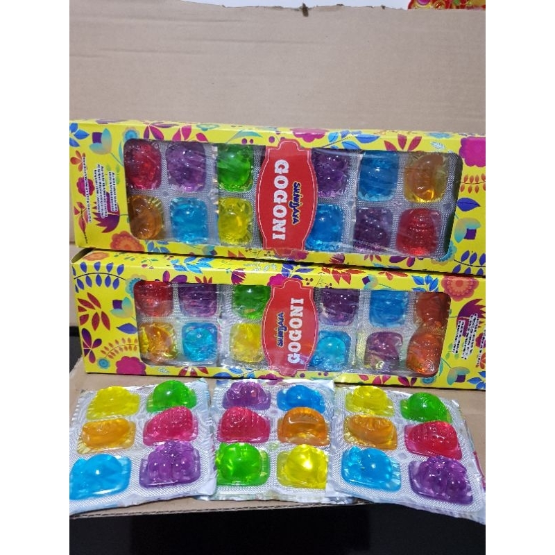 Jual sriwijaya gogoni jeli jelly agar anaeka rasa buah isi 15pcs ...