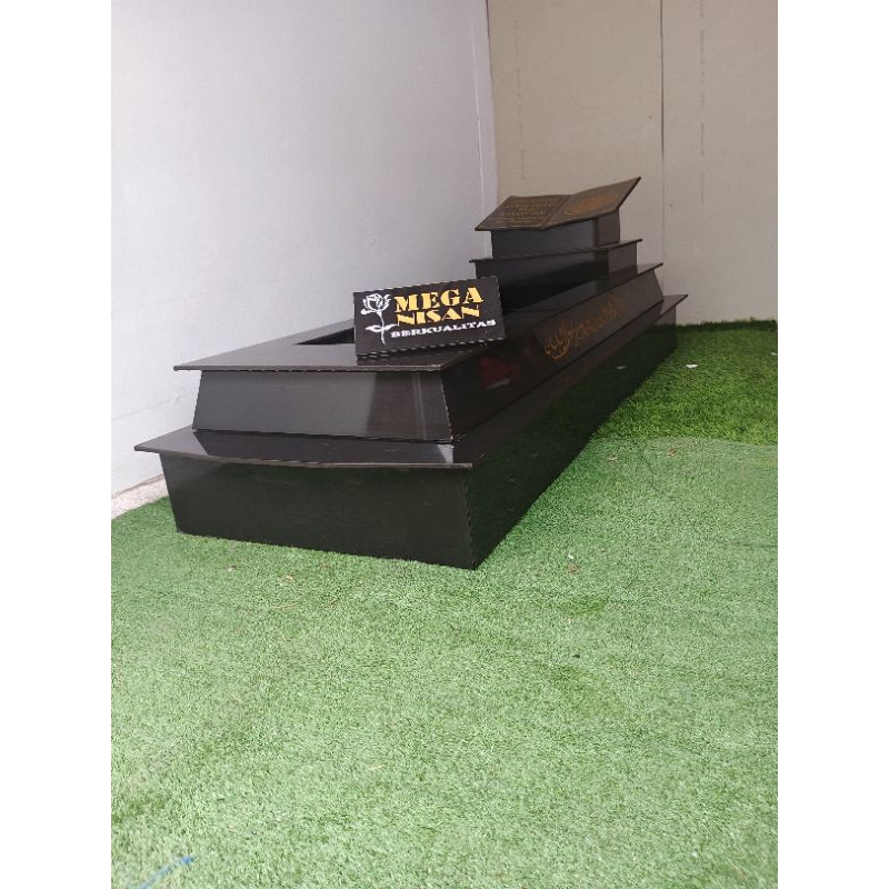 Jual BATU NISAN FULL SET MAKAM NISAN GRANIT 2 TRAFF //+FACKING KAYU ...