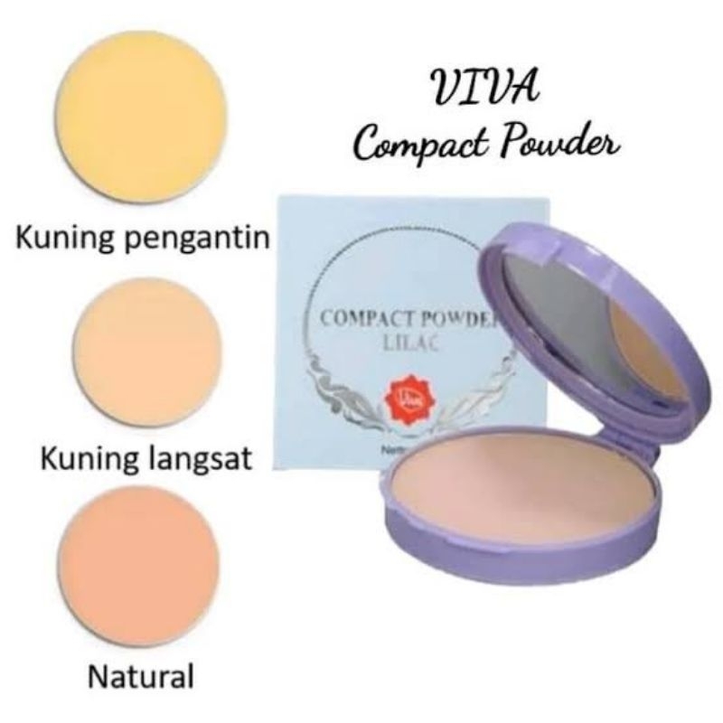 Jual BEDAK VIVA COMPACT POWDER LILAC MURAH | Shopee Indonesia