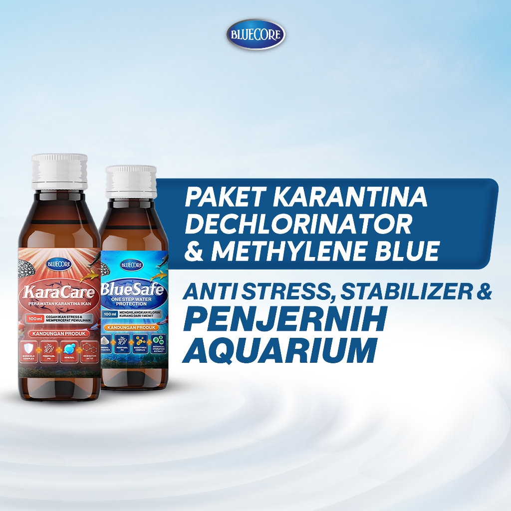 Jual Bluecore Paket Karantina Dechlorinator & Methylene Blue Untuk Anti ...