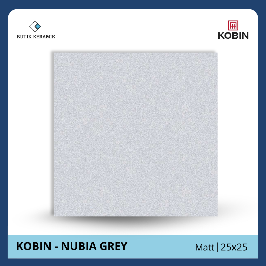Jual Keramik 25x25 Matt | Kobin | Nubia Grey Series | Matt | Grade A ...
