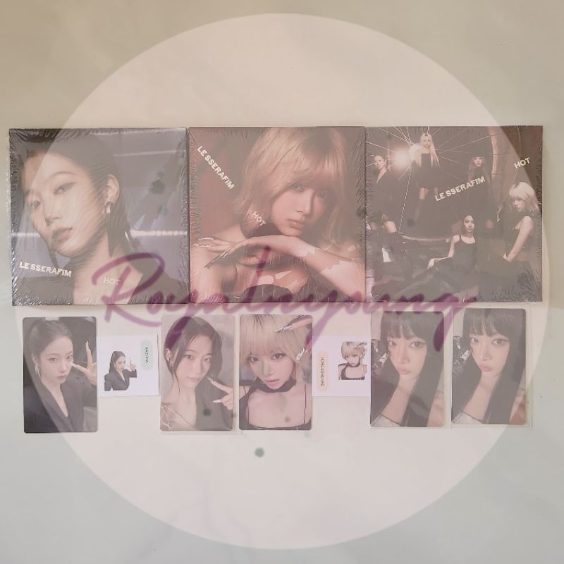 Jual Album LSF Le Sserafim - HOT (COMPACT ver.) × Weverse (+ Showcase) Kazuha Eunchae Grup ...