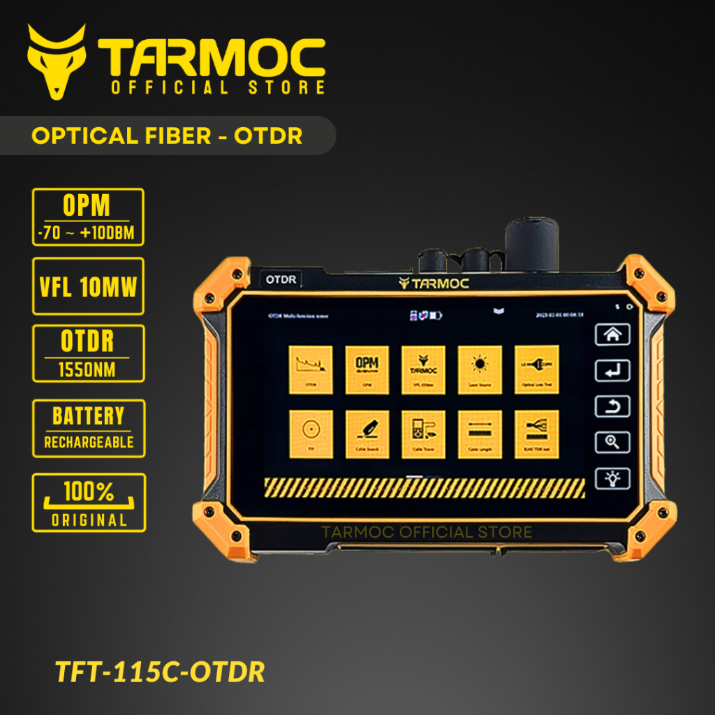 Jual Tarmoc TFT-115C-OTDR | Touch Screen OTDR Multi-function Fiber ...