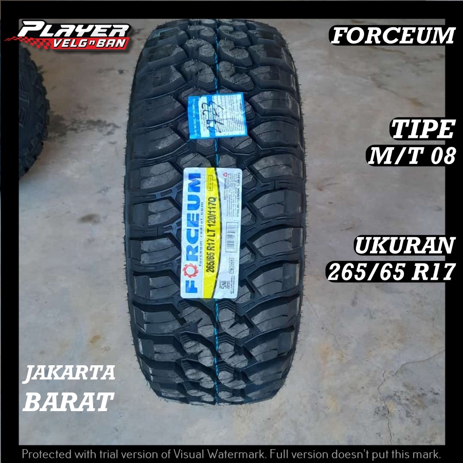 Jual BAN MOBIL OFFROAD RING17 BAN TIPE KASAR UKURAN 265/65 R17 FORCEUM ...