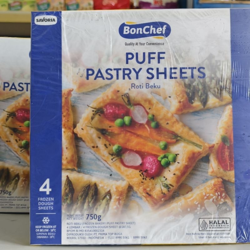 Jual Bonchef Individual Puff Pastry Sheet 23Cm / Kulit Pastry Bonchef ...