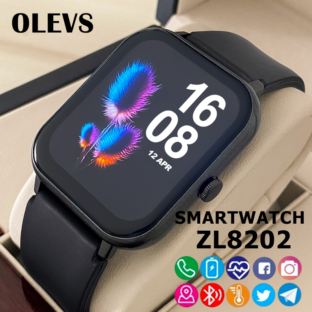 Jual OLEVS Smartwatch Anti Air Wallpaper Bluetooth Android Olahraga ...