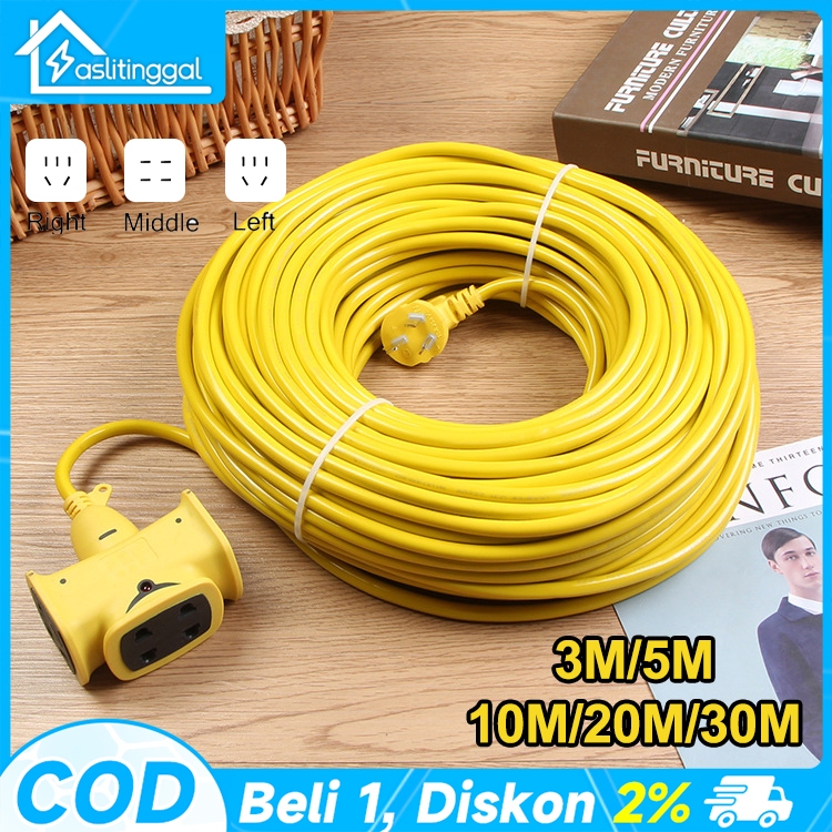 Jual 5/10/20/30 Meter Kabel Sambungan Multi Fungsi Colokan Kabel ...