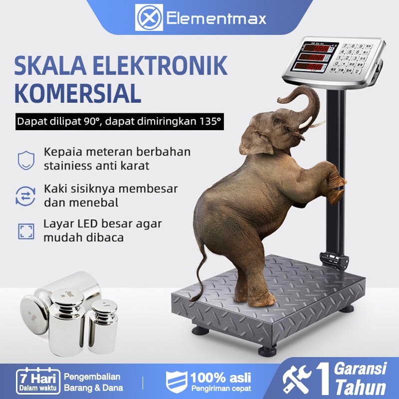 Jual Elementmax Timbangan Duduk Digital Kapasitas 300kg / Timbangan ...
