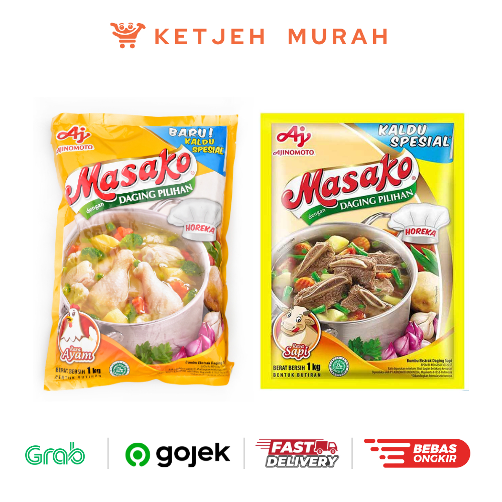 Jual Masako Kaldu Penyedap Rasa Ayam / Sapi 1 KG | Shopee Indonesia