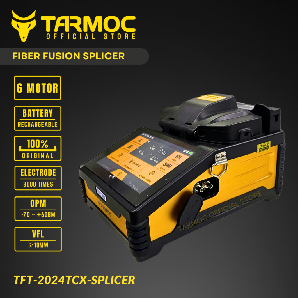 Jual Tarmoc TFT-2024TCX-SPLICER | Fiber Optic Splicer 6 Motor | Shopee ...