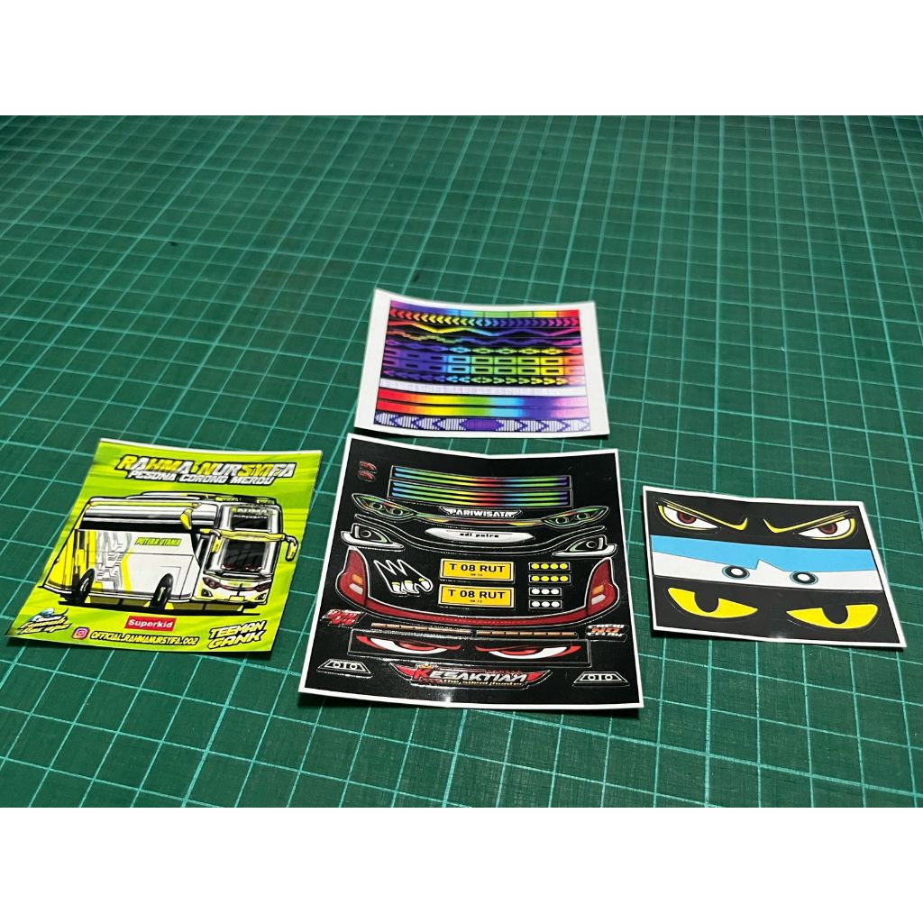 Jual Stiker Miniatur Lampu Bus JetBus 3+ T08RUT (BONUS BUS RANDOM ...