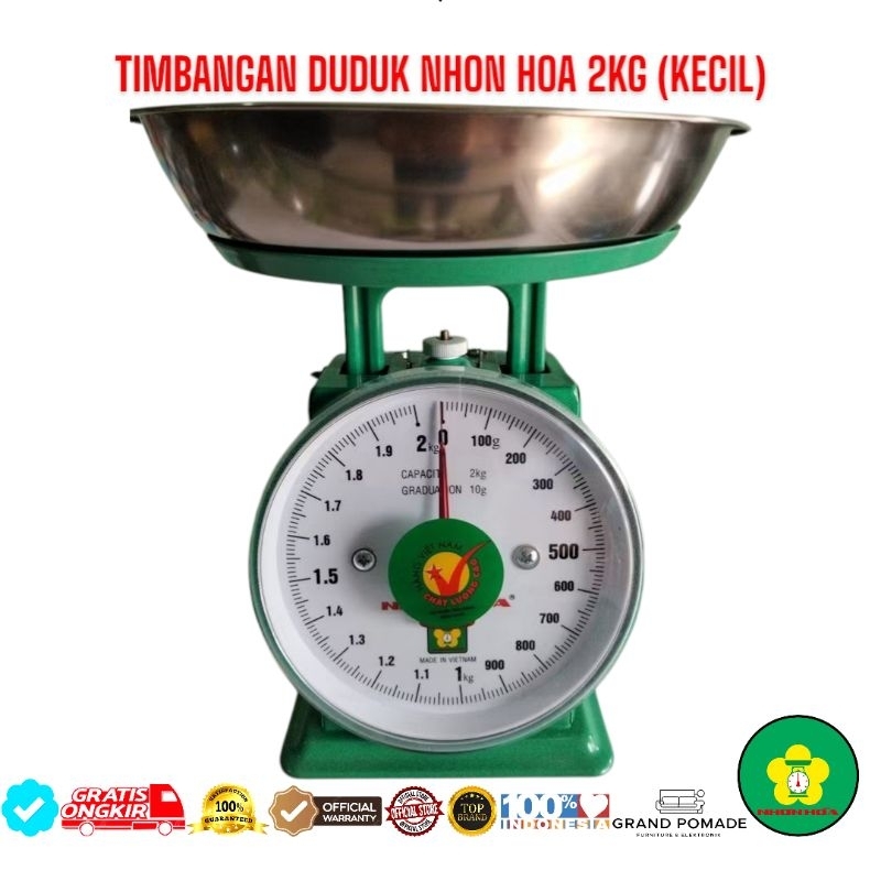 Jual TIMBANGAN DUDUK NHON HOA 2KG (KECIL) | Shopee Indonesia