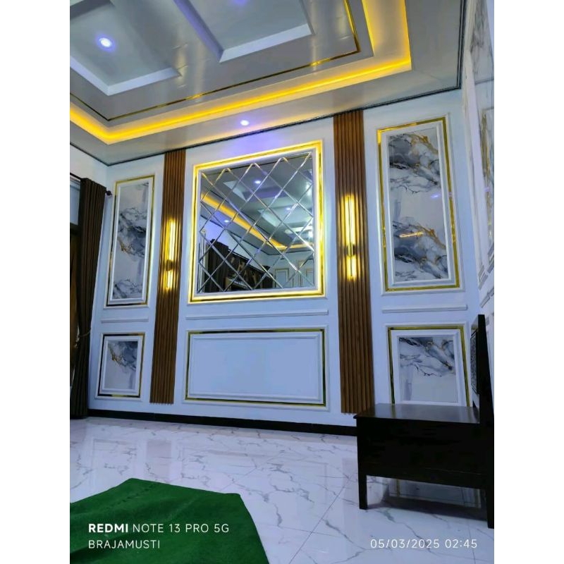 Jual WPC WALL PANEL DAN UPVC PANEL MARMER TERPASANG | Shopee Indonesia