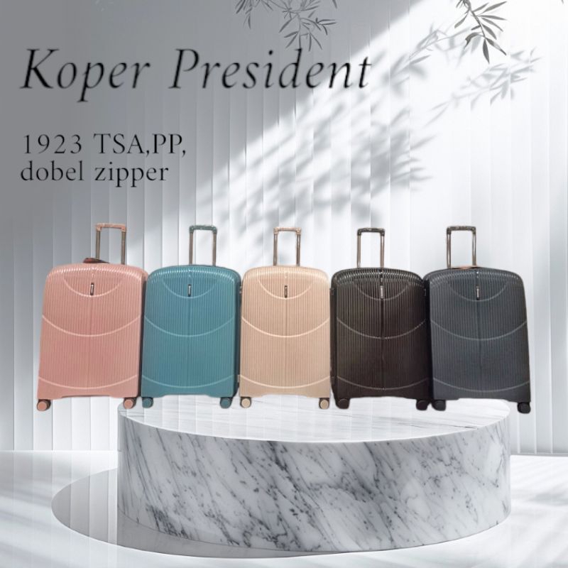 Jual Koper President kabin size 20 inch Original | Shopee Indonesia