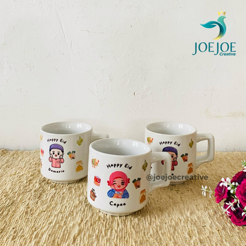 Jual Mug Custom Karakter Nama – Cocok untuk Hadiah Spesial & Souvenir ...