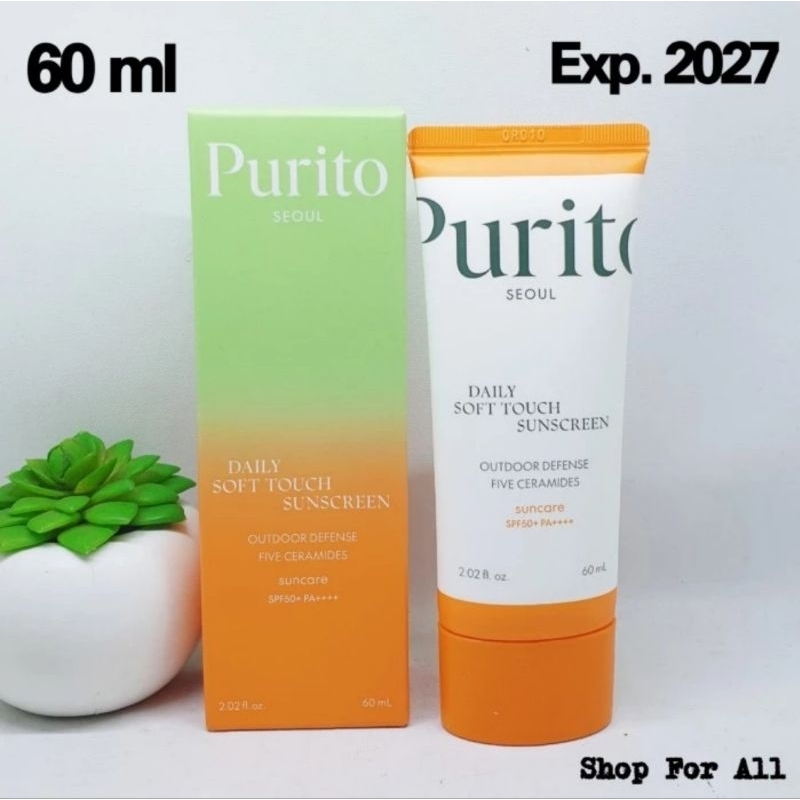 Jual PURITO Daily Soft Touch Sunscreen SPF 50+ - 60ml | Shopee Indonesia