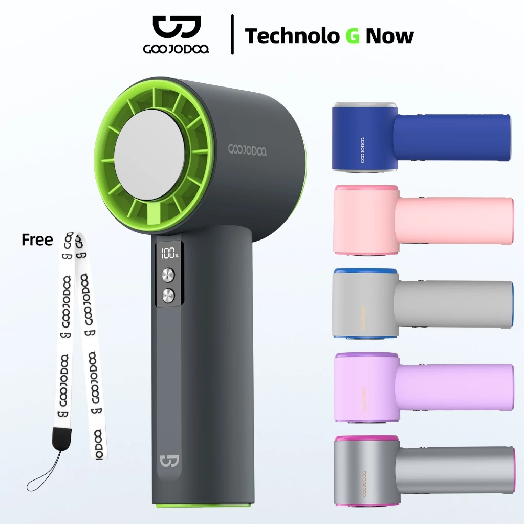 Jual GOOJODOQ GFS006 High-Speed Fan Portable HandHeld Fan Semi ...