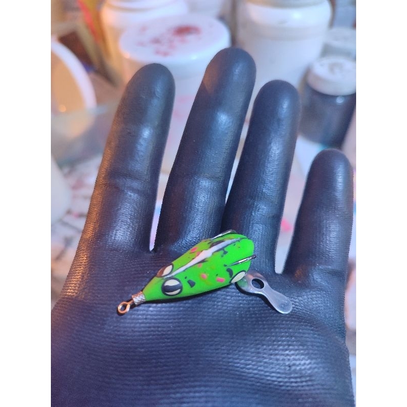 Jual soft frog 3.5 cm body slim Blade entong umpan mancing casting ...