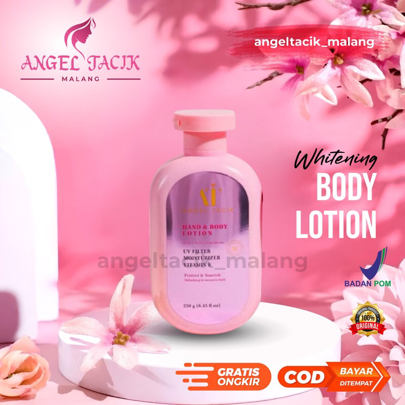 Jual BODY LOTION ANGEL TACIK 300 ML/ BODY LOTION WHITENING ORIGINAL 100 ...