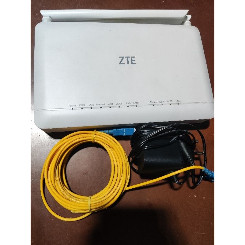Jual ZTE F670L PORT HIJAU + ADAPTOR | Shopee Indonesia