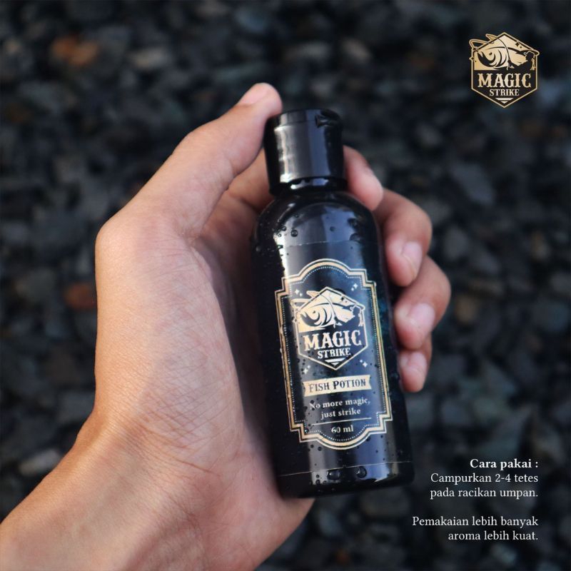 Jual essen magic strike fish potion umpan galatama kolam hairan empang ...