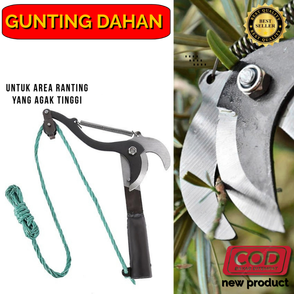 Jual Alat Potong Dahan Pohon Gunting Dahan Ranting Model Tarik TaliGunting Dahan Tarik Pisau ...